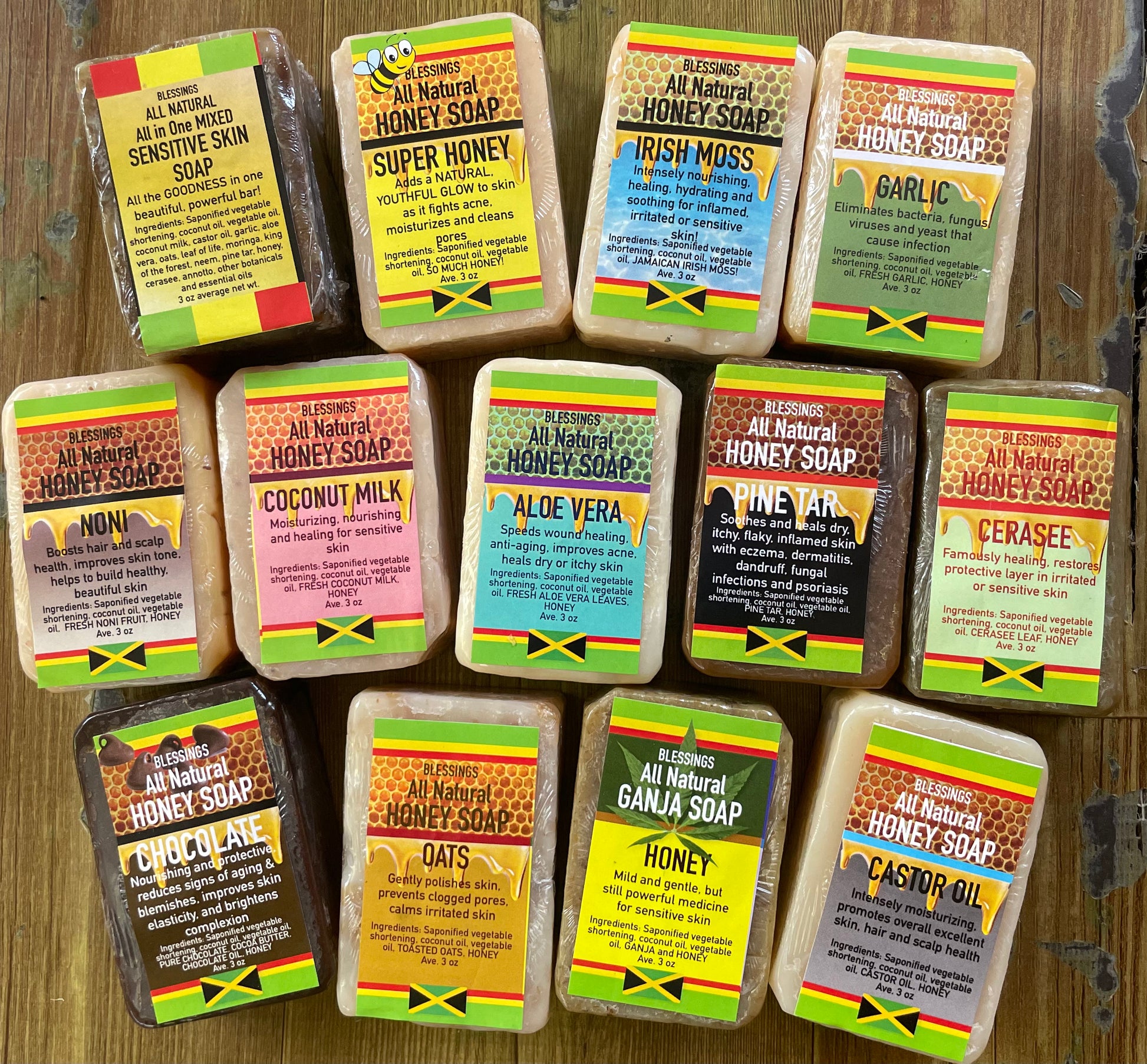 Soap Starter Box 10 Blessings All Natural Jamaica